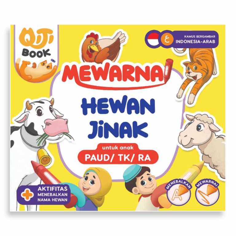 Qiti Book Mewarnai Hewan Jinak -: Wahyu Qolbu Publisher